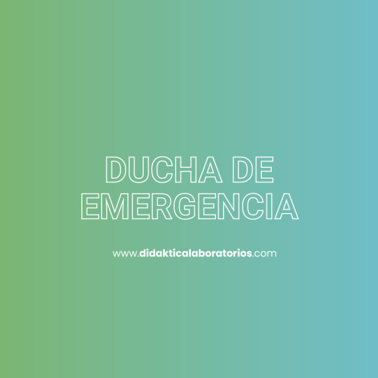 Ducha de emergencia – Didaktica Laboratorios